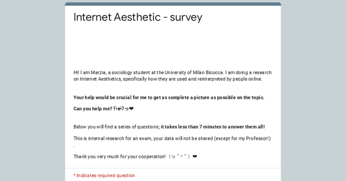 Internet Aesthetic - survey :)) | Fandom