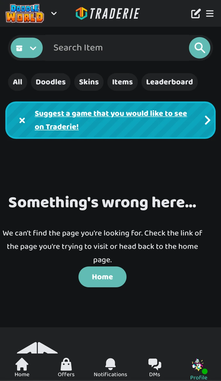 did i get banned from traderie?? | Fandom