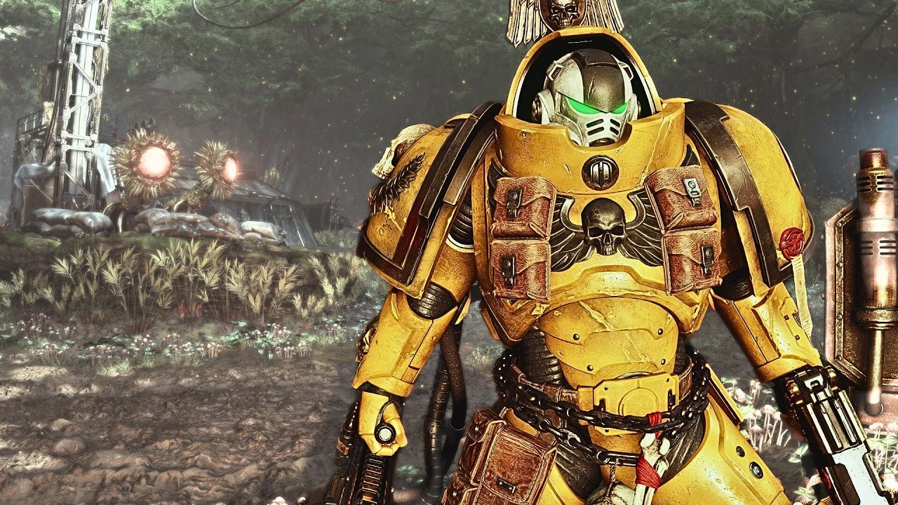 IMPERIAL FISTS FURY: vs TYRANID SWARM - Warhammer 40k: Space Marine 2 ...