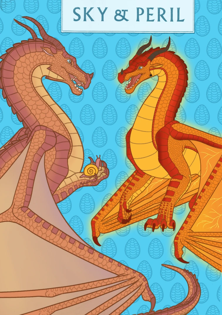 Twins reunited! Peril and Sky from in the coloring book | Fandom