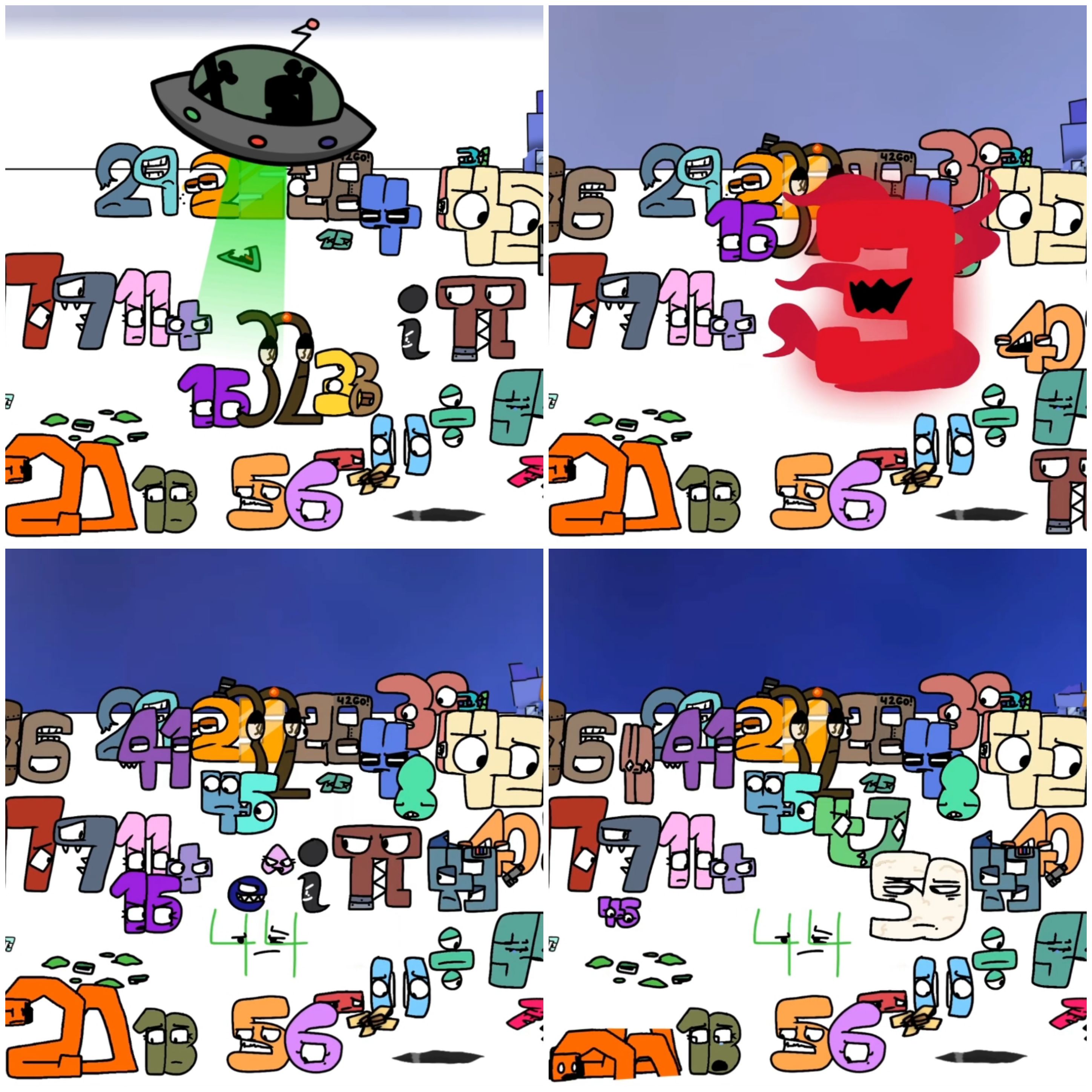 The sky changing in the intro | Fandom