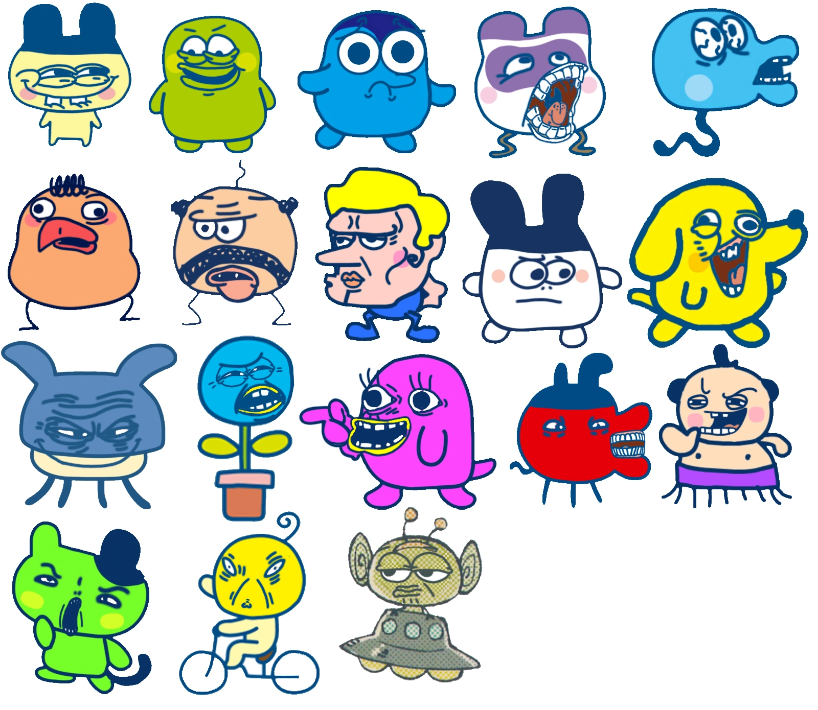 Tamagotchi But I Replaced There Faces With Random SpongeBob Faces Fandom