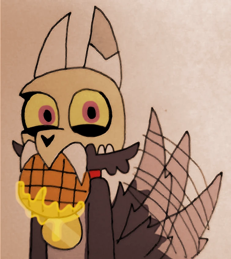 King with a Waffle in his mouth 🐺🧡🧇 | Fandom