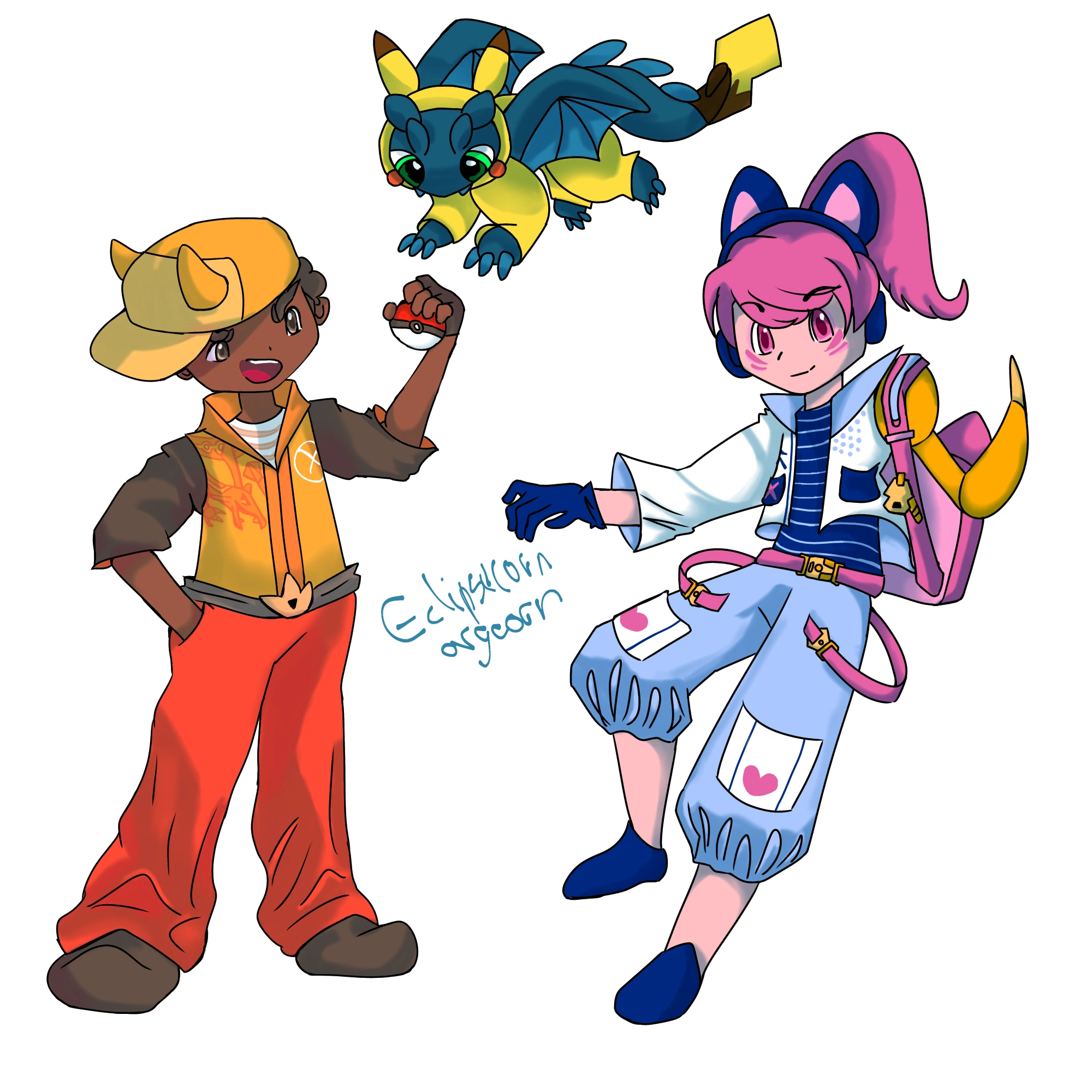 argh it’s finally done (pokémon! arin, sora, and riyu) | Fandom