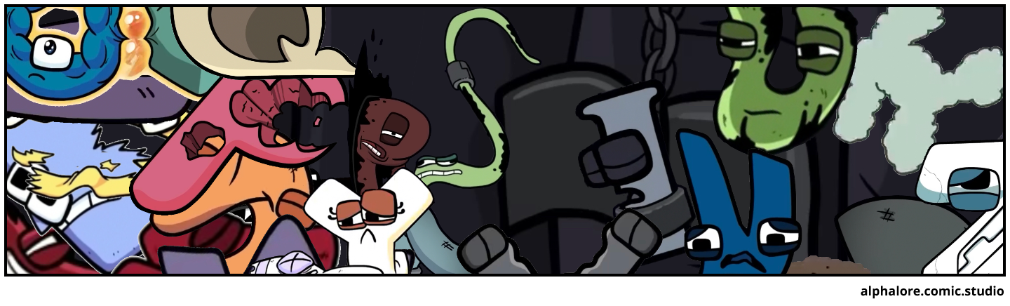 alphabet lore but f captured everyone | Fandom