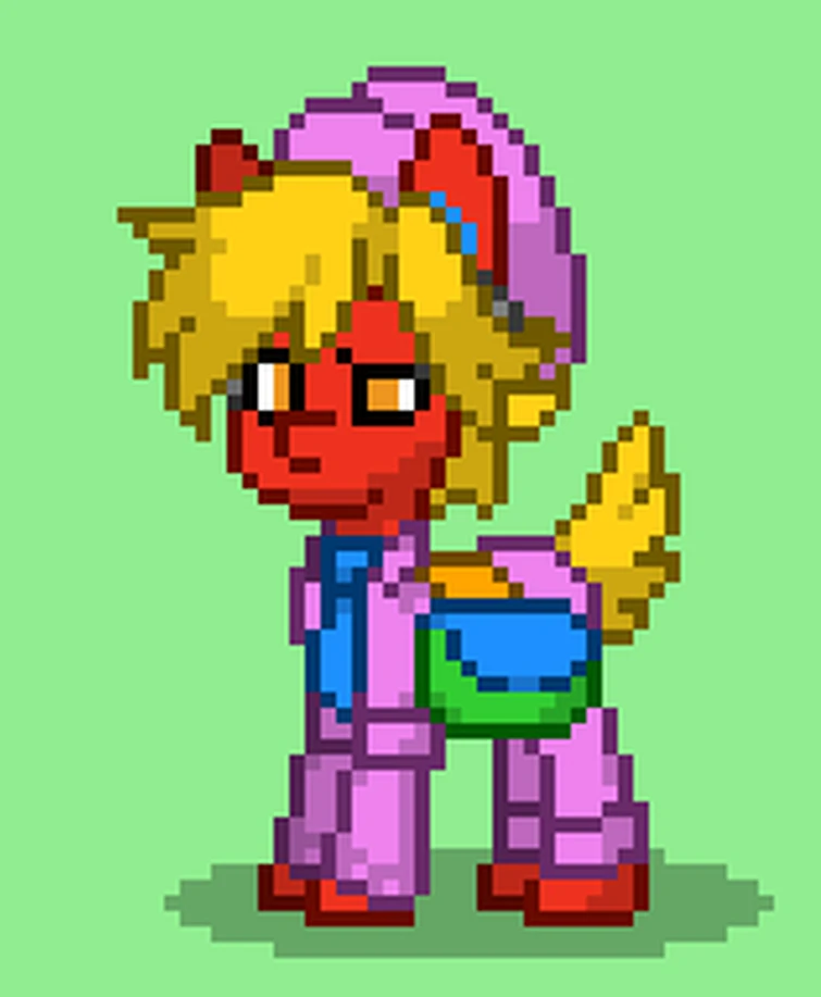 I'm bored so try guessing the character i'm making for some ponytown ...