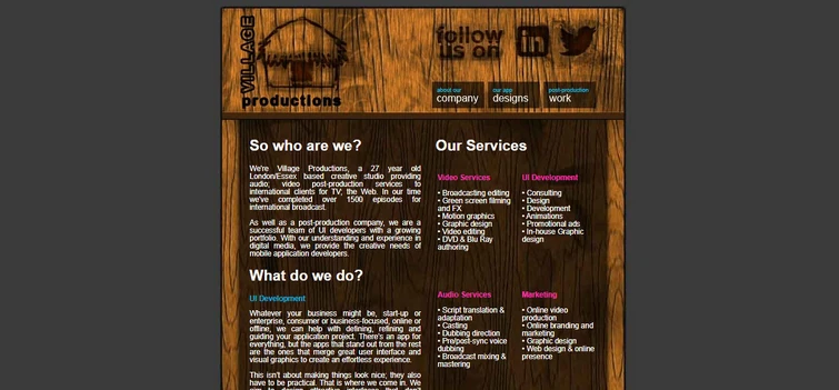 Village Productions Website History 2004-2014 | Fandom