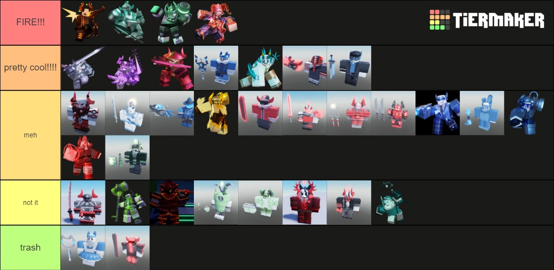 skin tierlist | Fandom