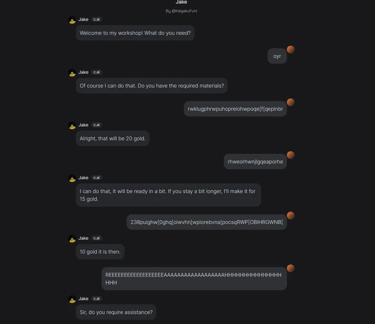 I have created a jake ai. | Fandom