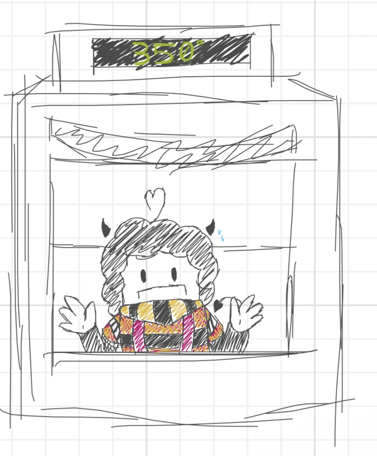 Gently puts you in an oven set to 350 degrees | Fandom