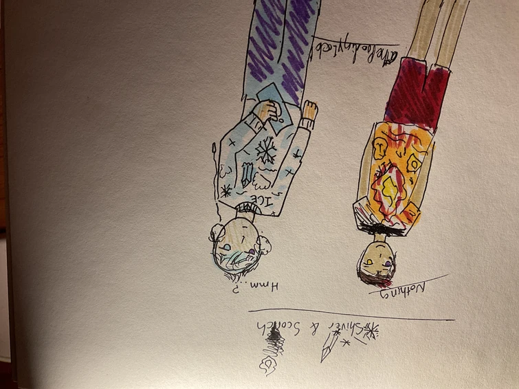 I drew Shiver & Scorch | Fandom