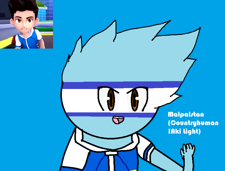 Aki Light as a Countryhuman (W/ Flag for Reference) | Fandom