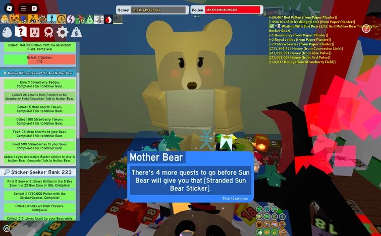 Sun bear has new quests! | Fandom