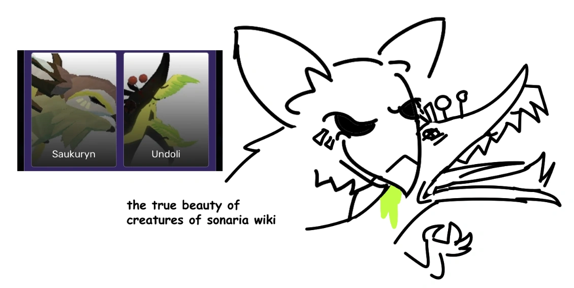 beautiful rendering of sauk biting undol | Fandom