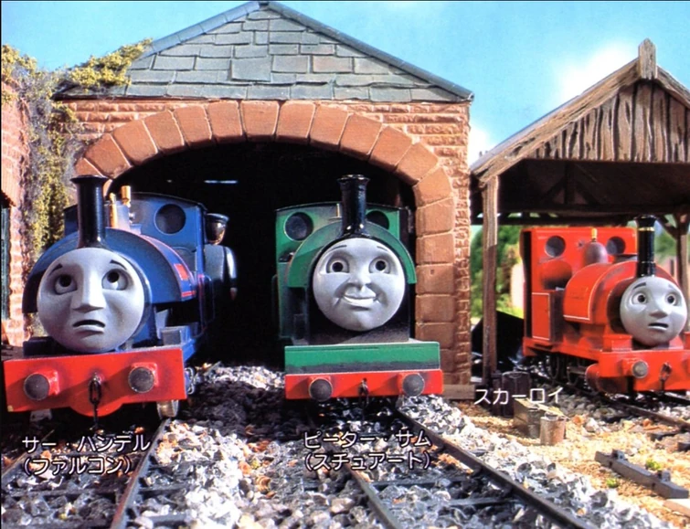 Ah yes, The iconic trio, Thomas, Percy and James. | Fandom