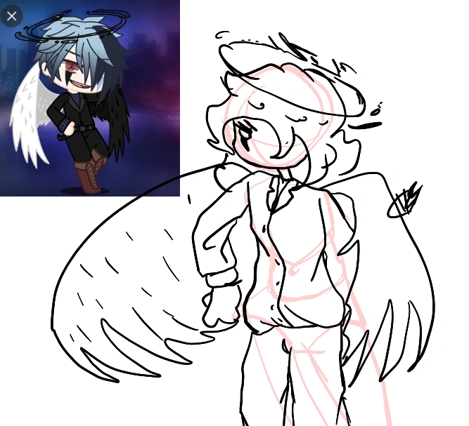 needed an excuse to draw edgy gacha boy | Fandom