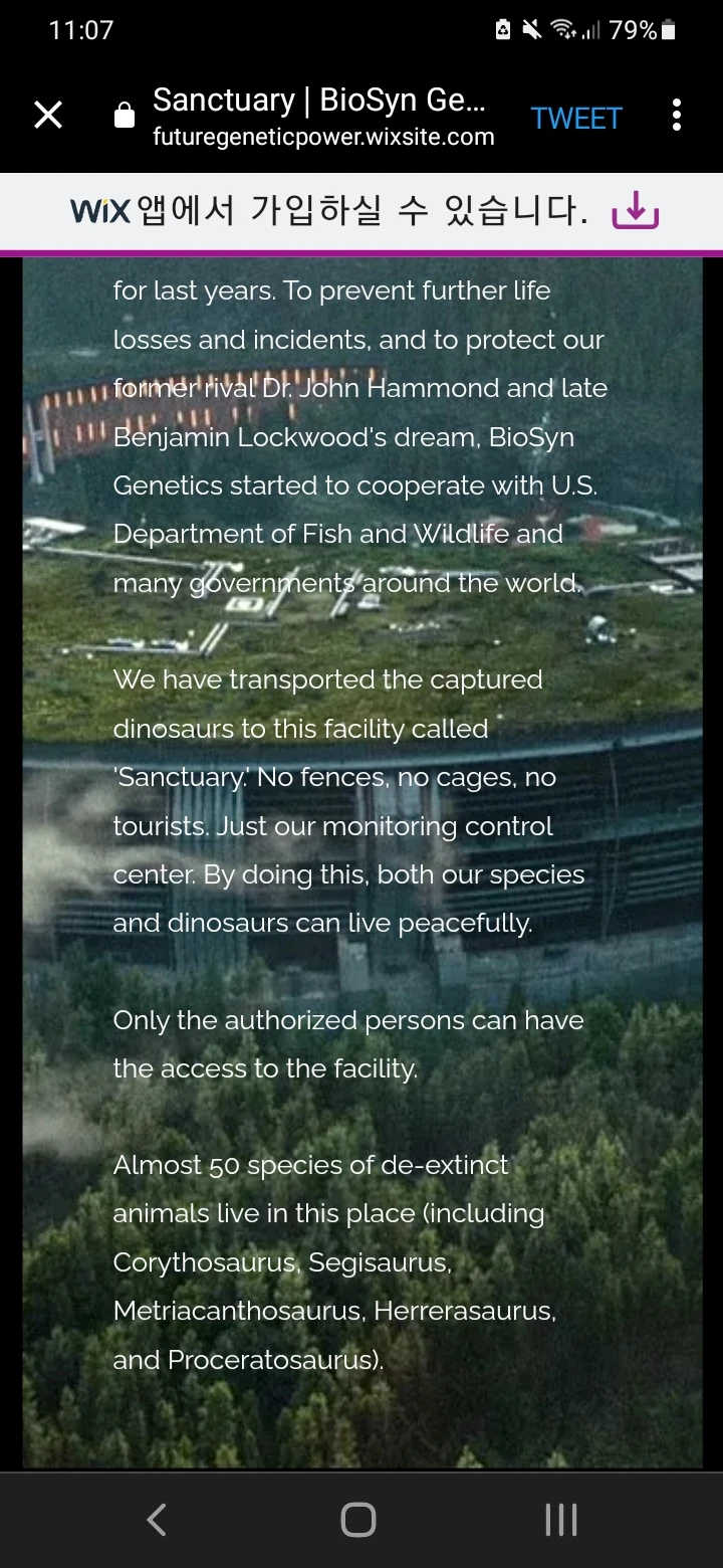 UPDATE ON SOME SPECIES IN BIOSYN SANCTURARY(UNOFFICIAL) | Fandom