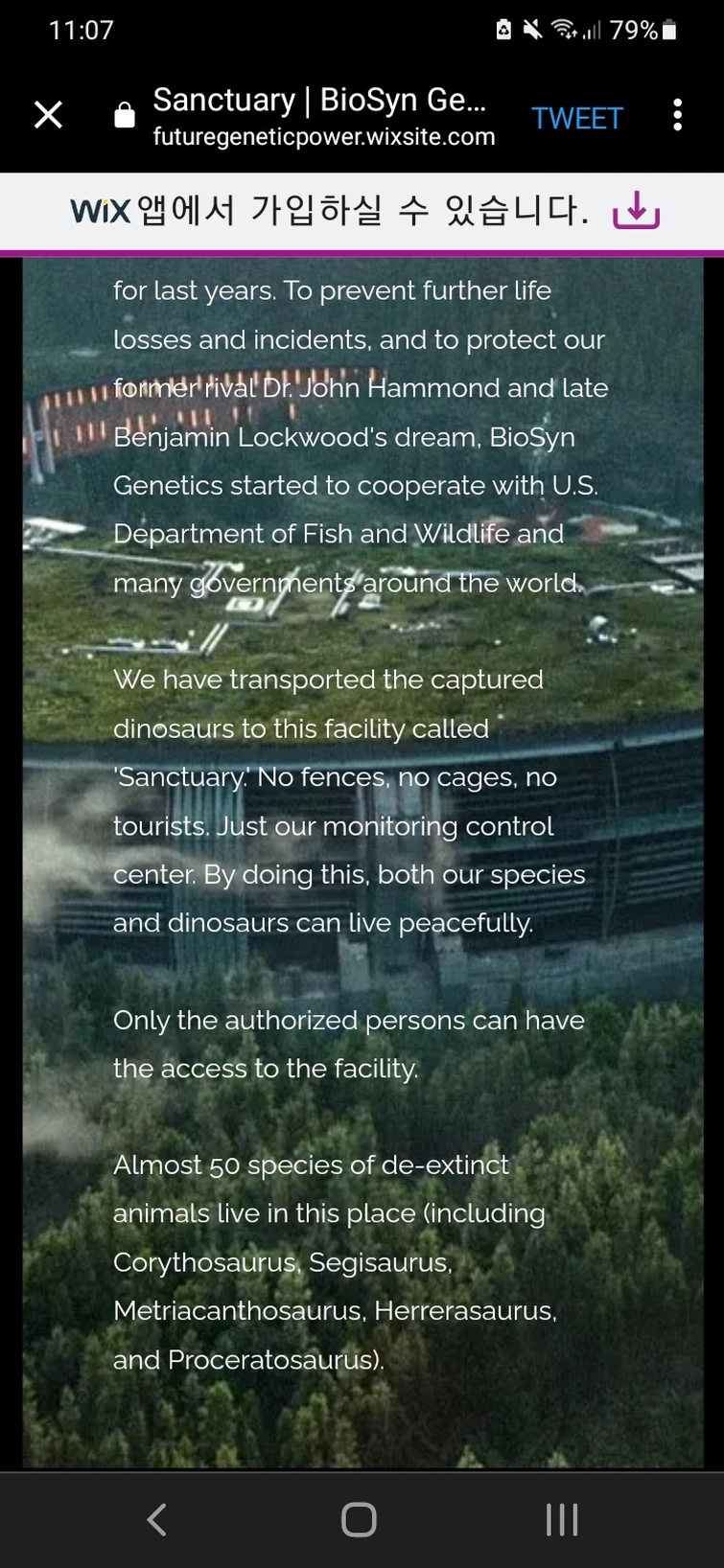 UPDATE ON SOME SPECIES IN BIOSYN SANCTURARY(UNOFFICIAL) | Fandom