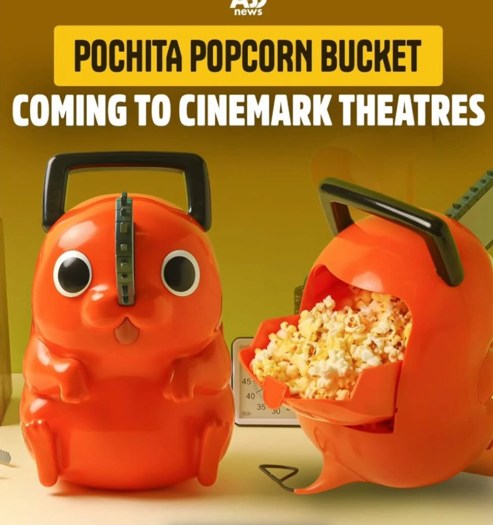 I found a pochita popcorn bucket on Facebook today! | Fandom