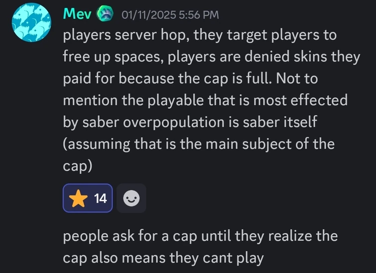 Slight rant over Sabers | Fandom