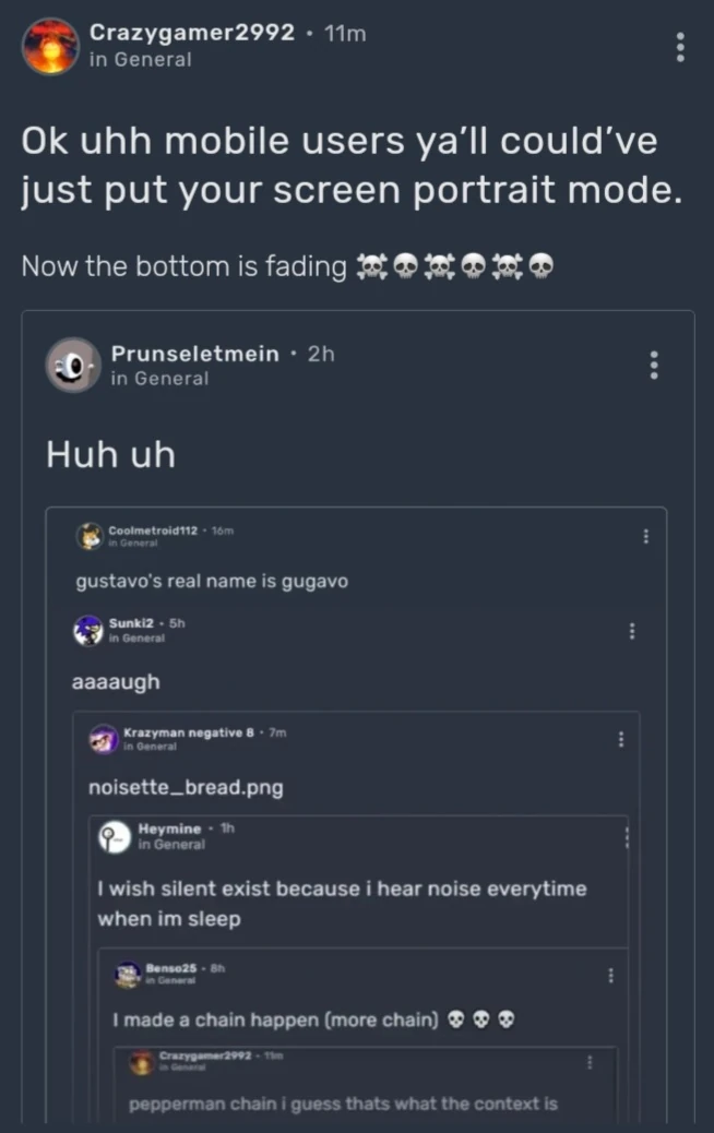 I AM GONNA CONTINUE THE FRICKING CHAIN | Fandom