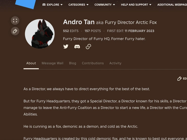 This guy is obsessed with anti furries bruh | Fandom