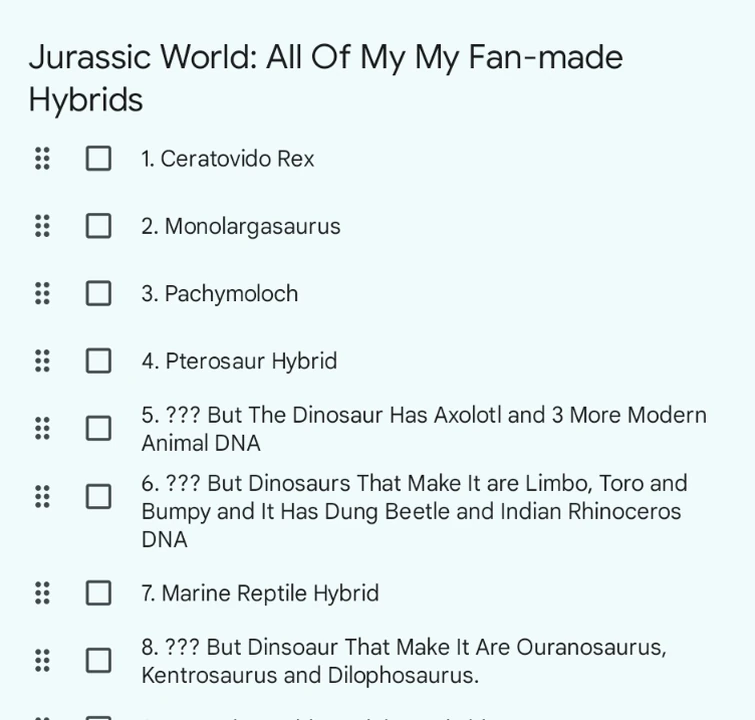 I'm Just Going To Reveal 8 Hybrids I Made, There Are 11 In Total and 4 Super Hybrids. | Fandom