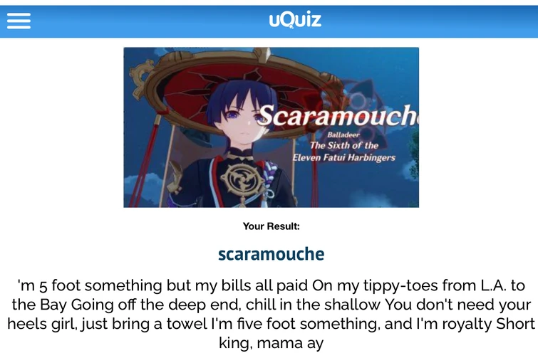 Scaramouche stuff- bc y not | Fandom