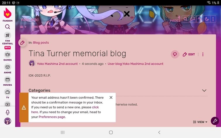 Rip Tina, rip | Fandom
