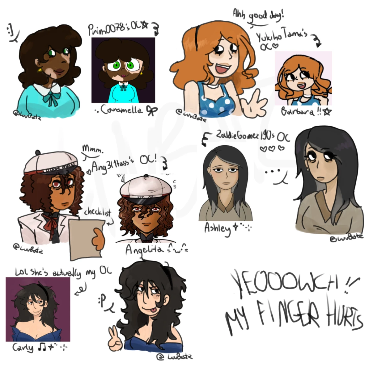 i drew your ocs!! | Fandom