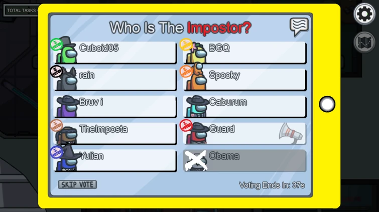A Brand-New UI for Among us Voting! Upated(Concept) | Fandom