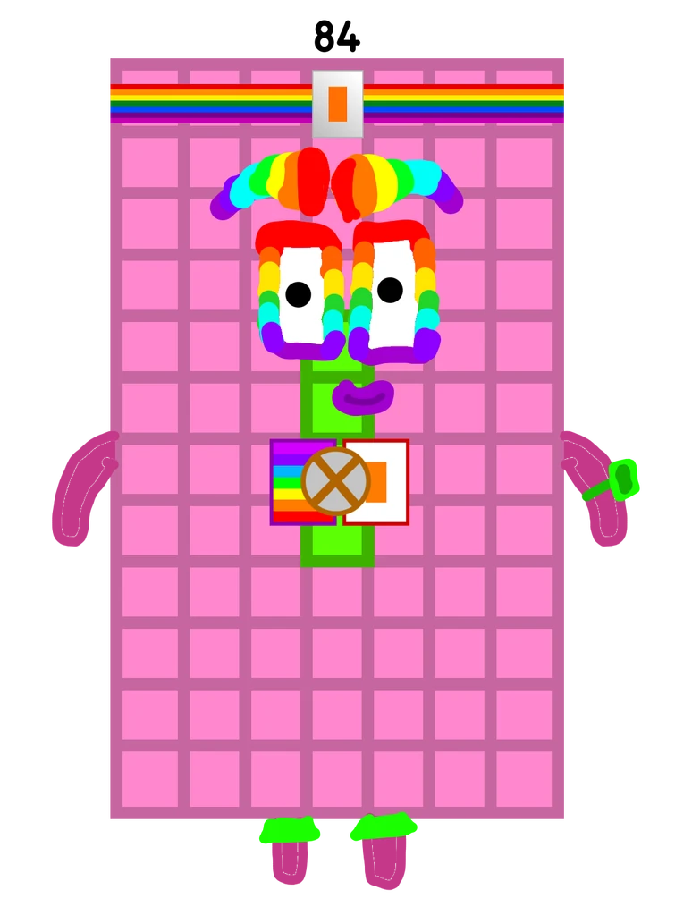 Can someone add my fanmade Numberblocks Eighty-Four and Ninety-Six ...