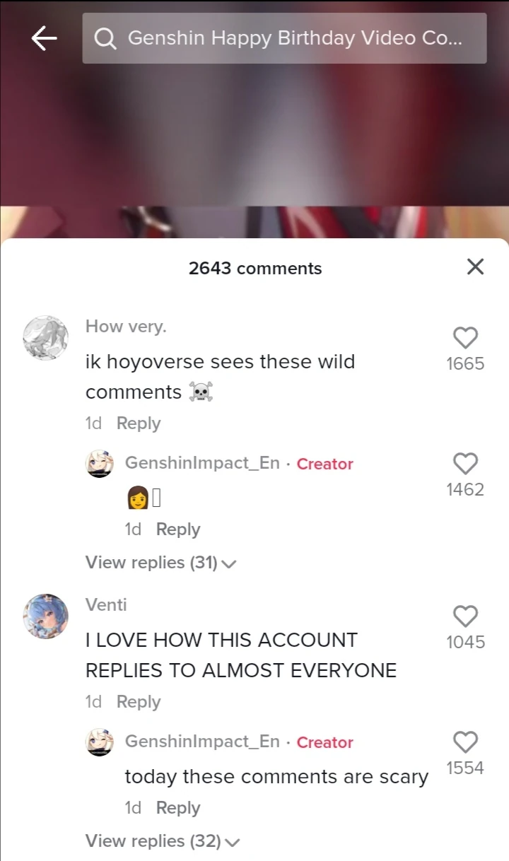 "today these comments are scary" | Fandom