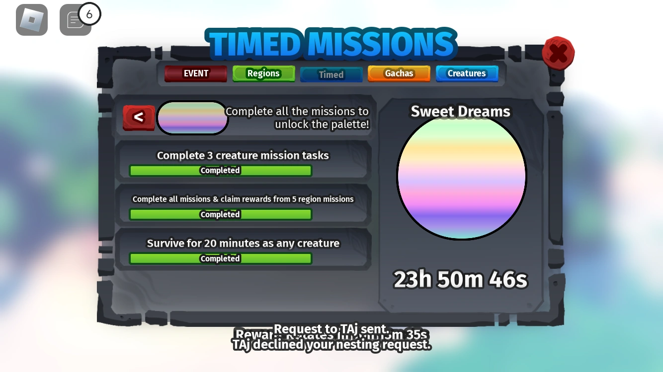 Guys uh wdym by 3 creature mission tasks? | Fandom
