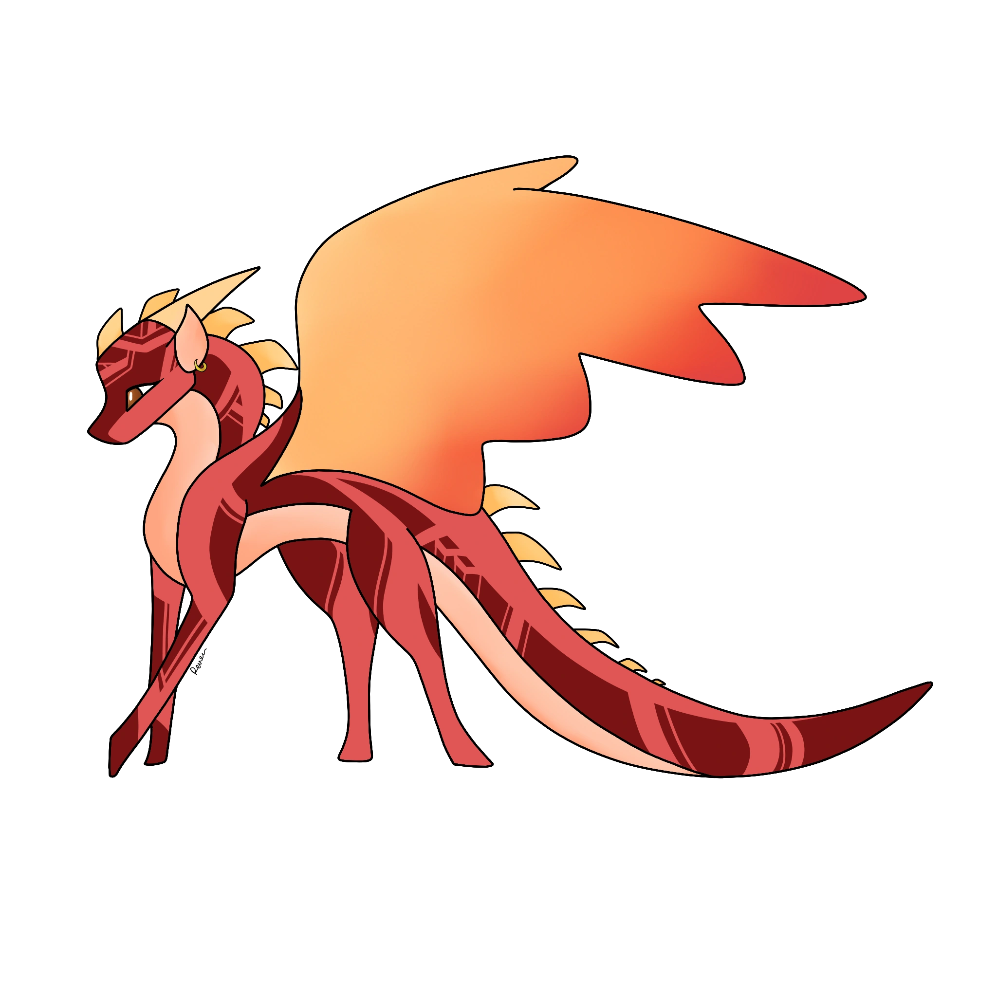 Finished the SkyWing OC that I’ve been itching to make lol | Fandom