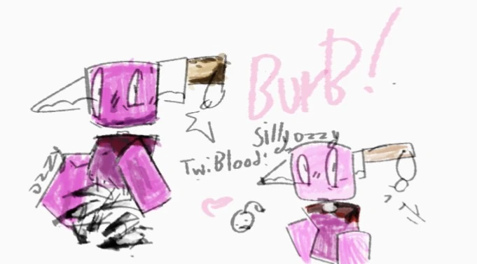 Magma doodle~ TW: BLOOD (fake knife also ig) | Fandom