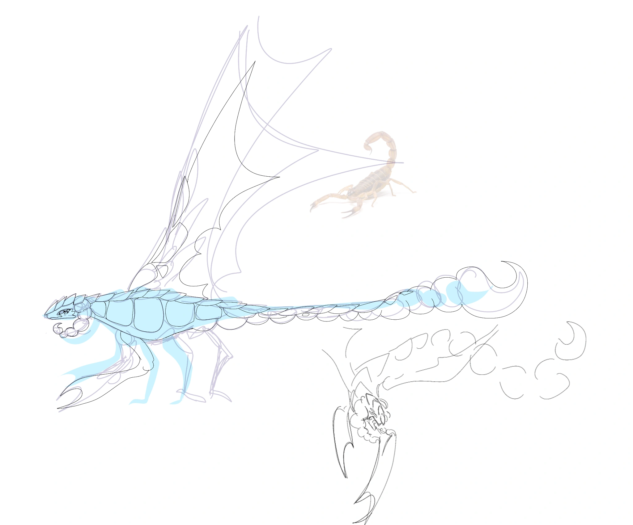 scorpion dragon wip | Fandom