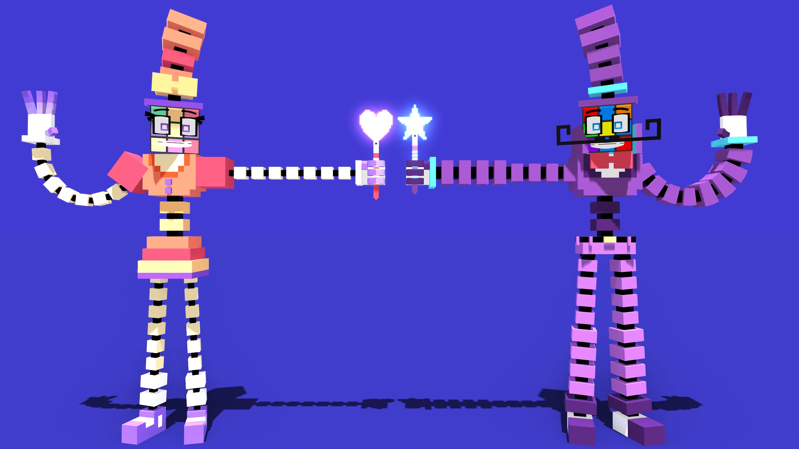 Allie and Kazam in Mine-imator! | Fandom