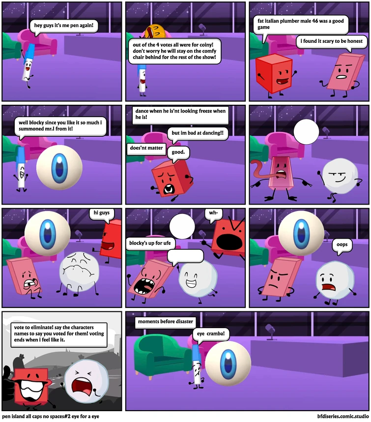 pen island all caps no spaces#2 eye for a eye | Fandom