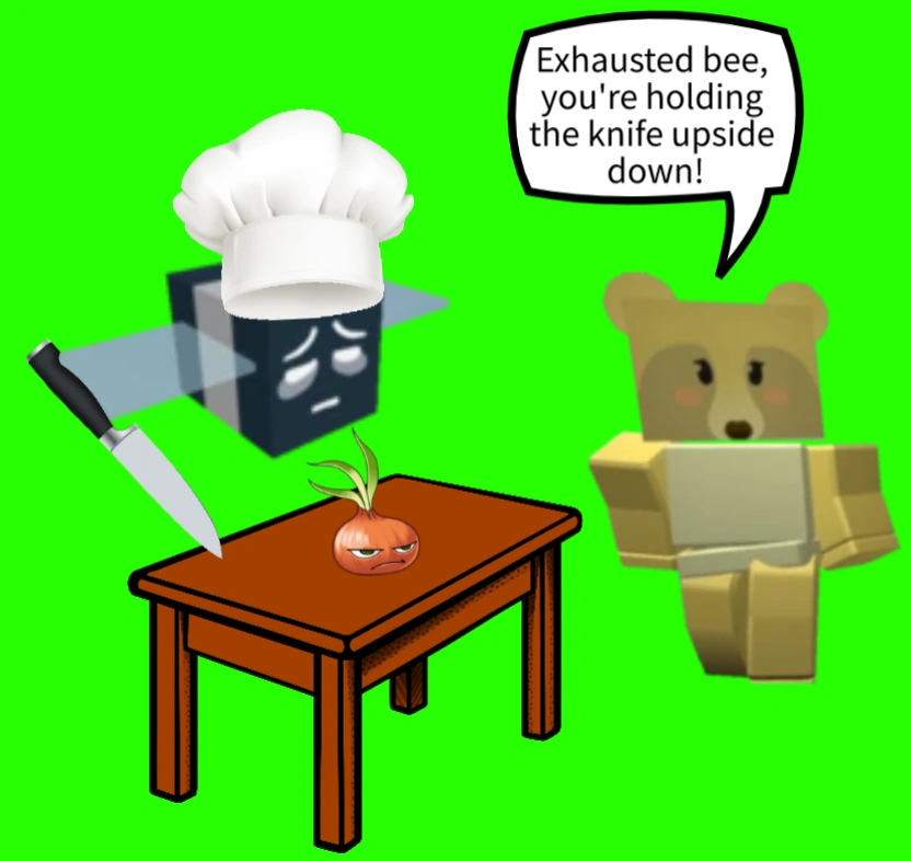 Exhausted bee cuts onion | Fandom