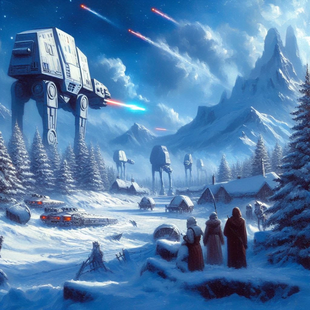 Some More AI Art of Star Wars in a Snowy Landscape | Fandom