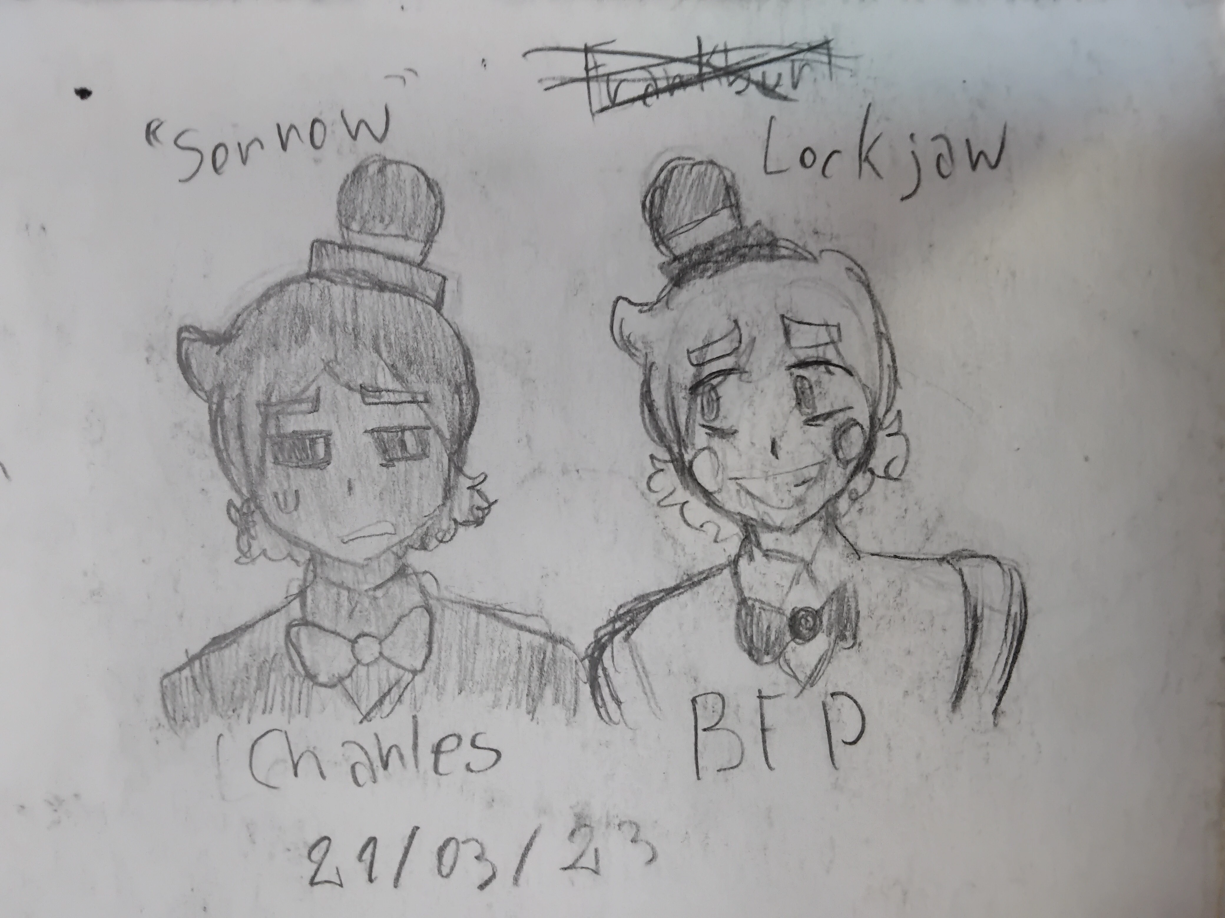 Shadow Lockjaw and Frankburt Sketch | Fandom