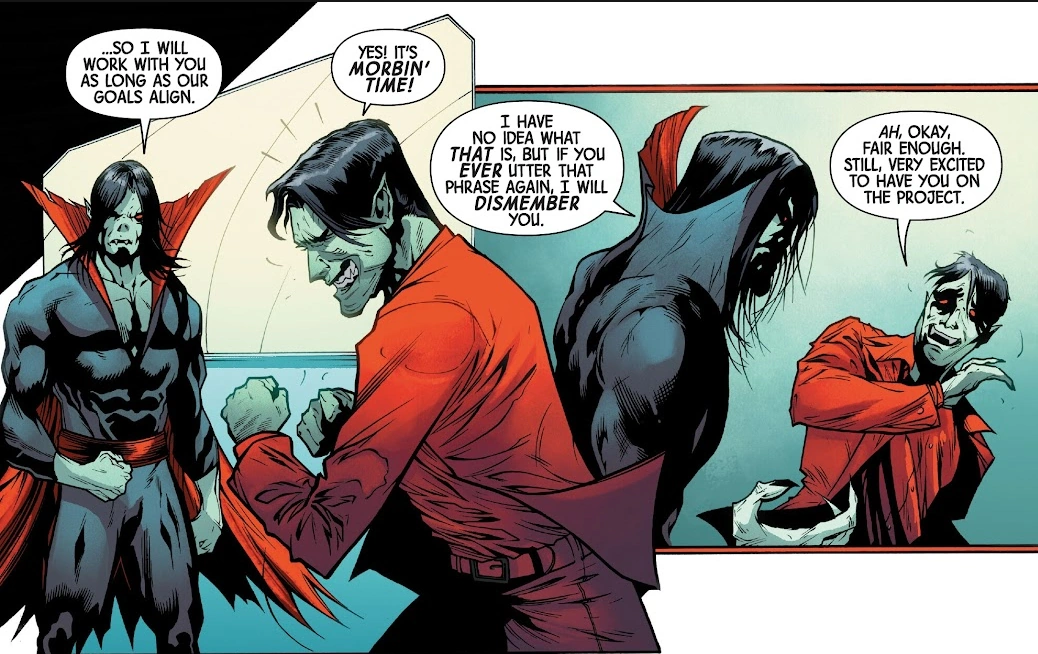 Never say "IT'S MORBIN' TIME" in front of Morbius | Fandom