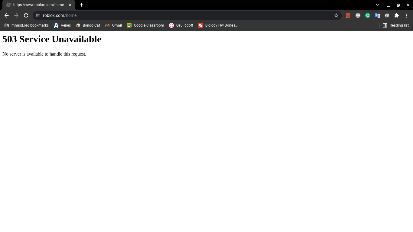 me when roblox is unavailable | Fandom