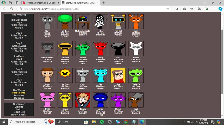 I Made A Hunger Games On Sprunki. | Fandom