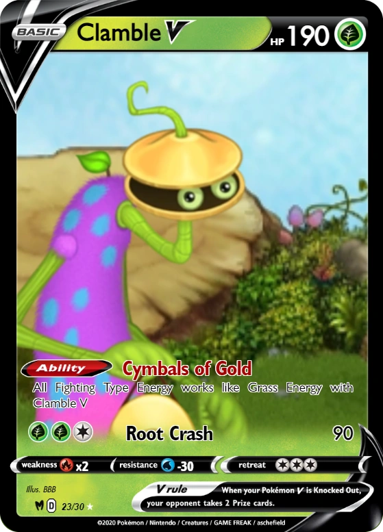 Clamble V Pokemon Card | Fandom