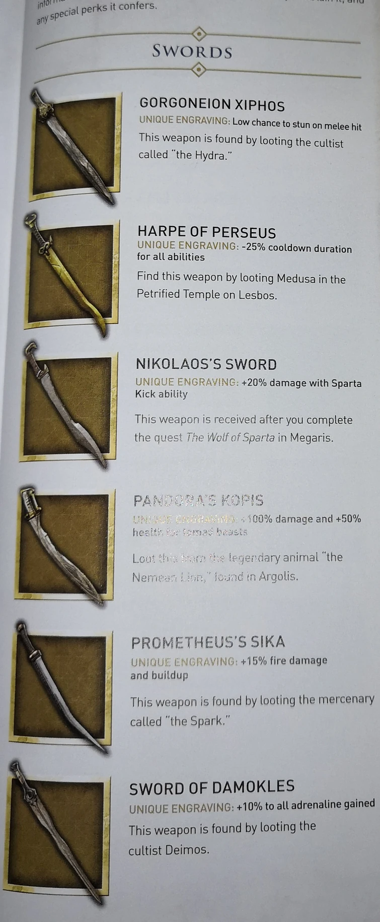 Assassin's Creed Odyssey Reward Guide. | Fandom