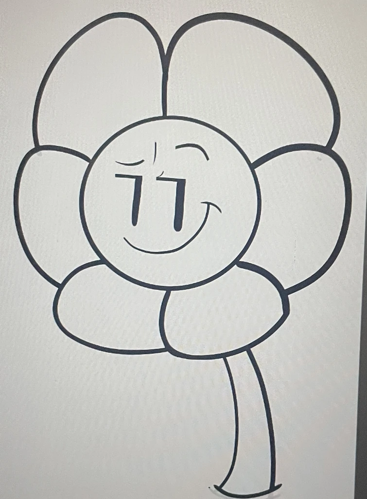 Flowey art I made in July | Fandom