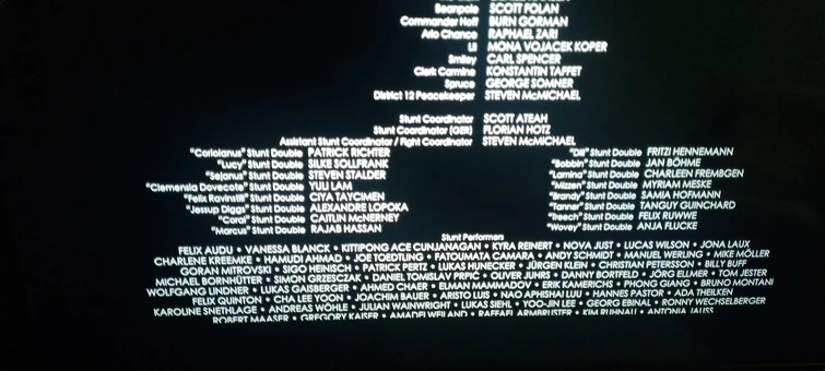Stunt credits | Fandom