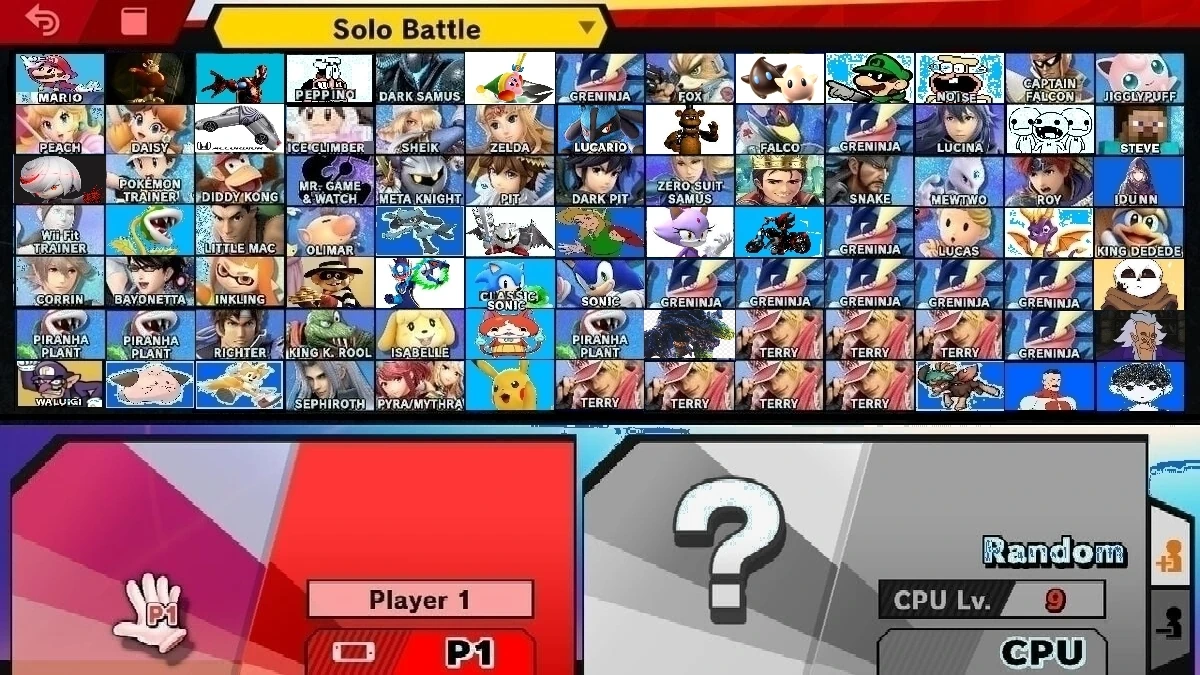 smash roster but all suggestions get added 10!!! | Fandom